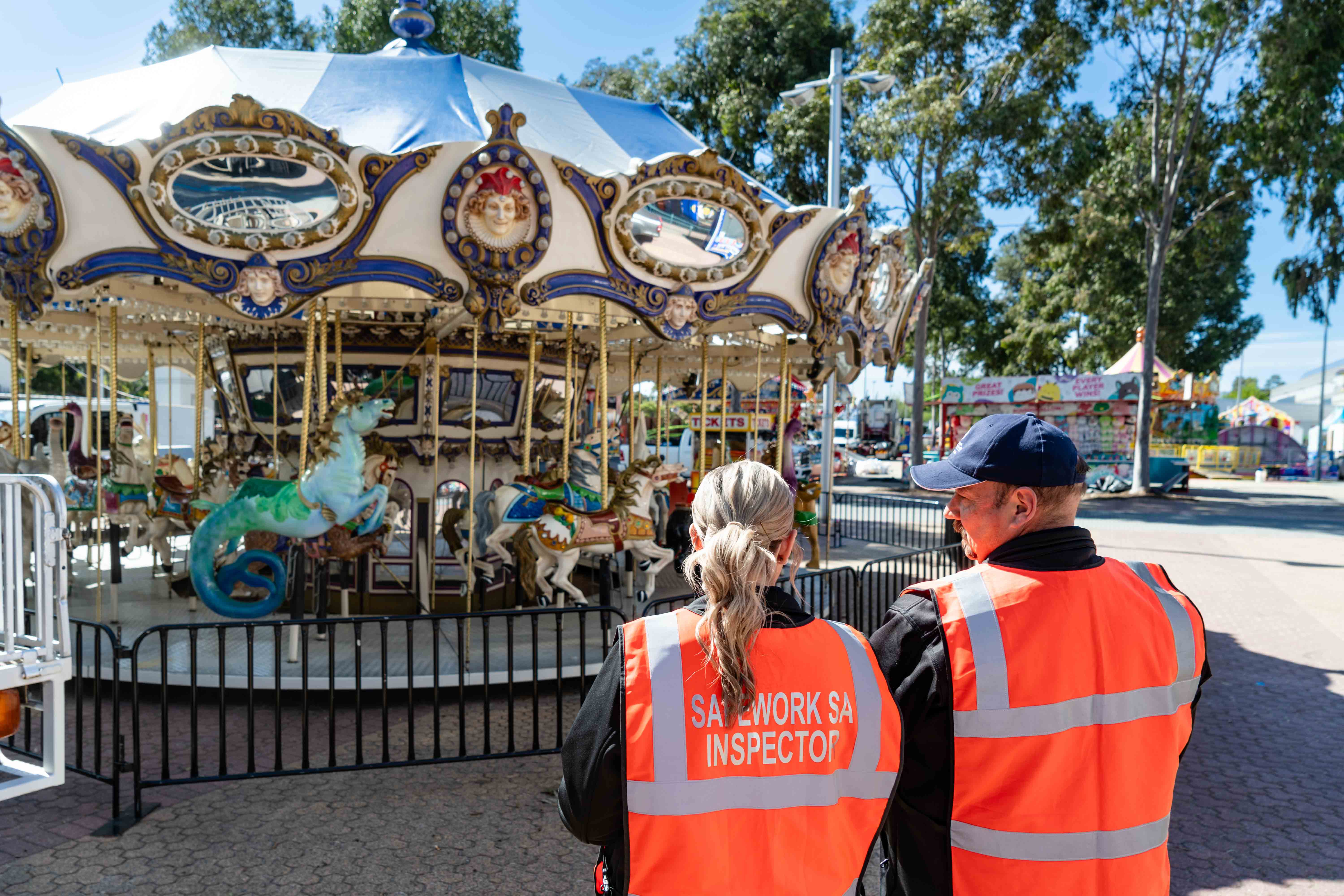 Safety inspectors ready for show rides to roll in | SafeWork SA